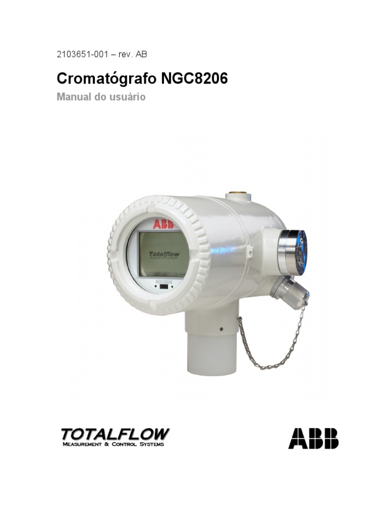Cromatógrafo ABB - NGC8206 | Fonte de Energia | Engenharia Elétrica
