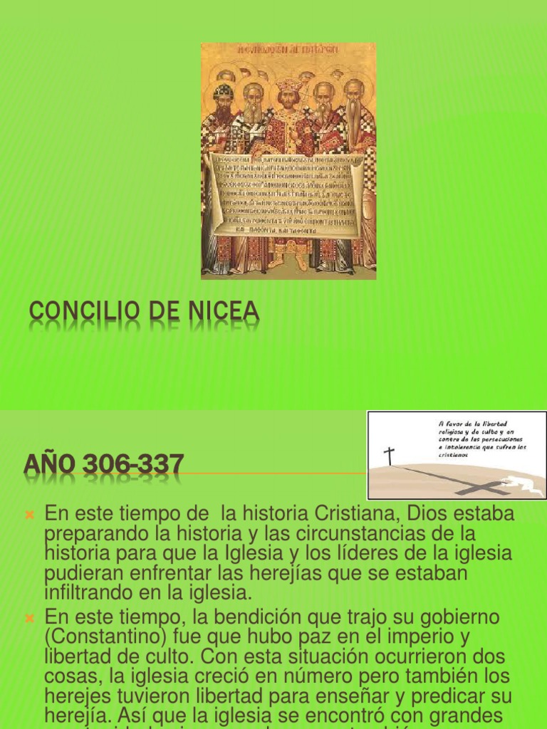 Concilio de Nicea | Descargar gratis PDF | arrianismo | Teología