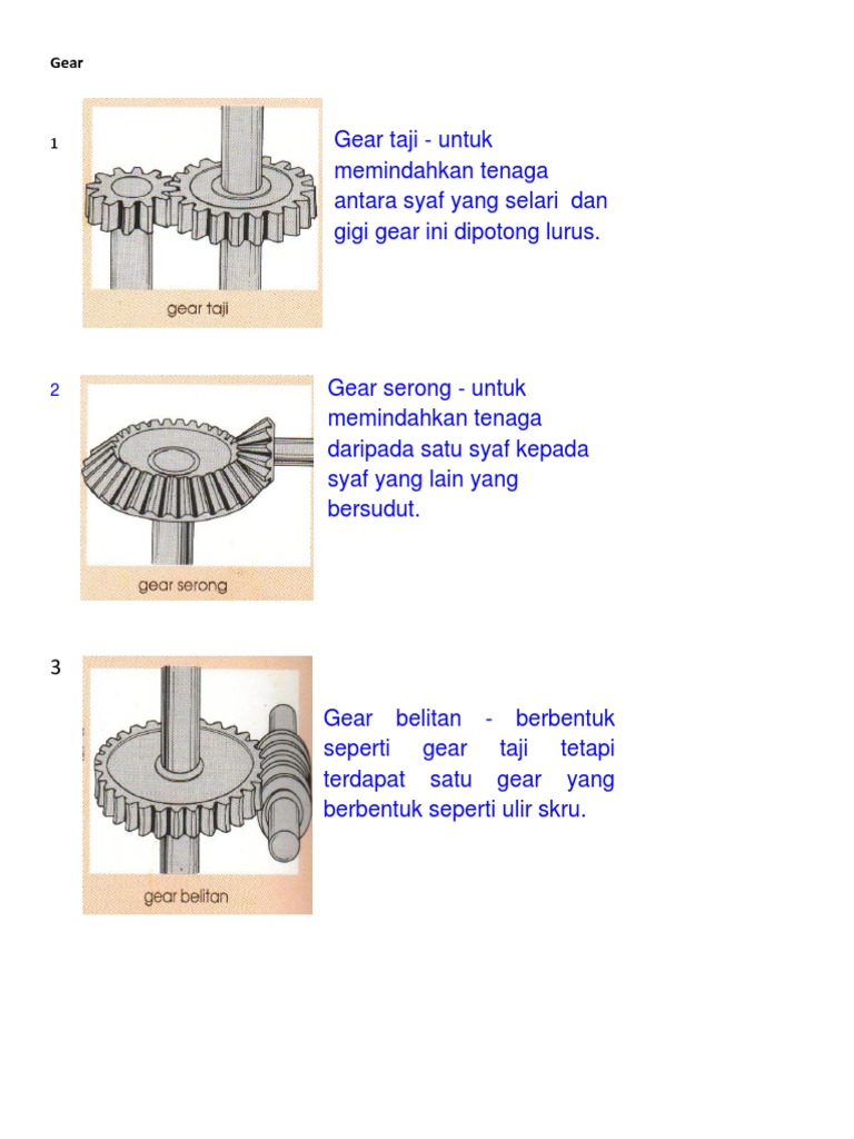 Gear | PDF