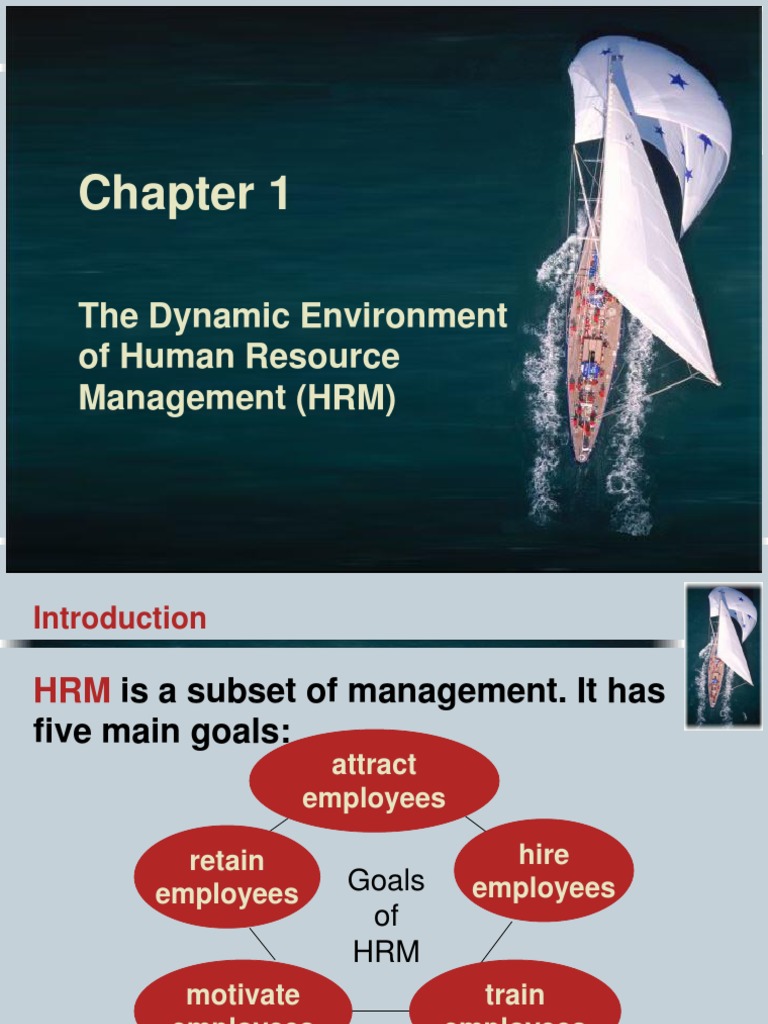 The Dynamic Environment of Human Resource Management (HRM) | PDF ...