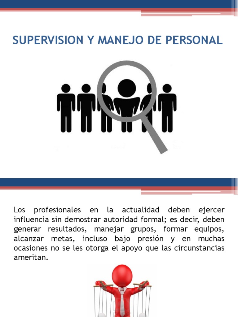 Supervision y Manejo de Personal | PDF | Motivación | Motivacional