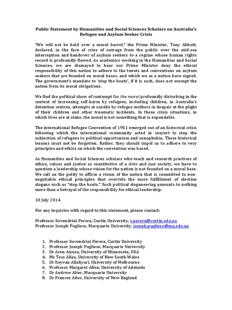 Final Asylum Statement | PDF