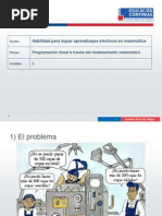 Actividad de Aprendizaje 1. Programaci N Lineal A Un Problema de Manufactura y Aplicaci N Del ...