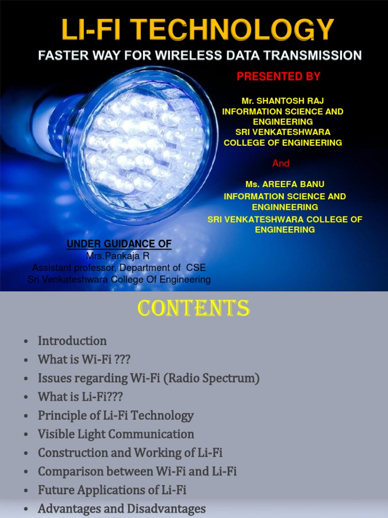 Lifi (Light Fidelity) | PDF | Radio | Electromagnetic Spectrum
