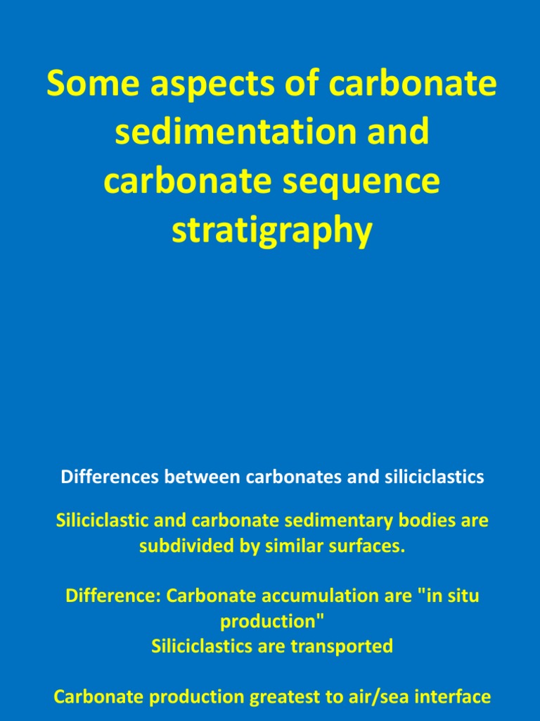 Carbonate Sequence Stratigraphy 6-4-14 | PDF | Earth Sciences | Geology