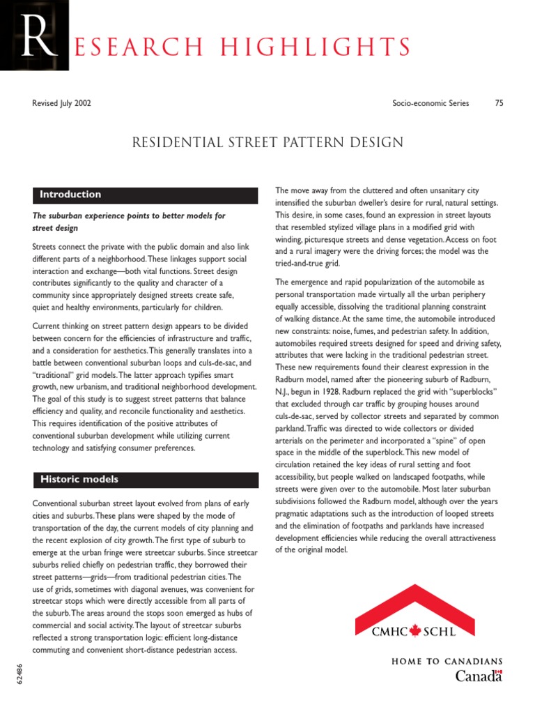 Optimizing Suburban Street Design | PDF | Suburb | Traffic
