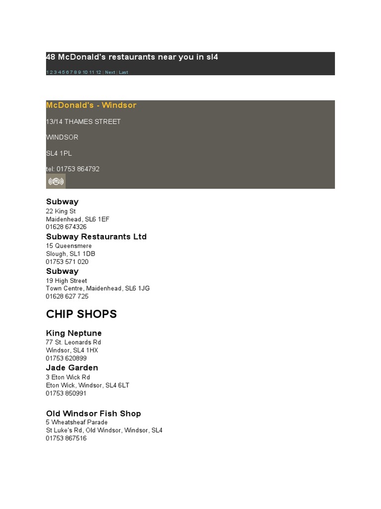 SL4 Food | PDF