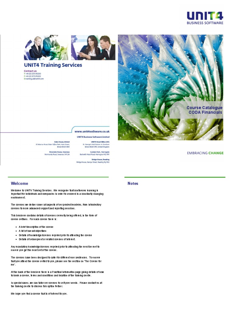 CODA Financials Catalogue Ver 3 (A5) | PDF | Microsoft Excel | Business ...