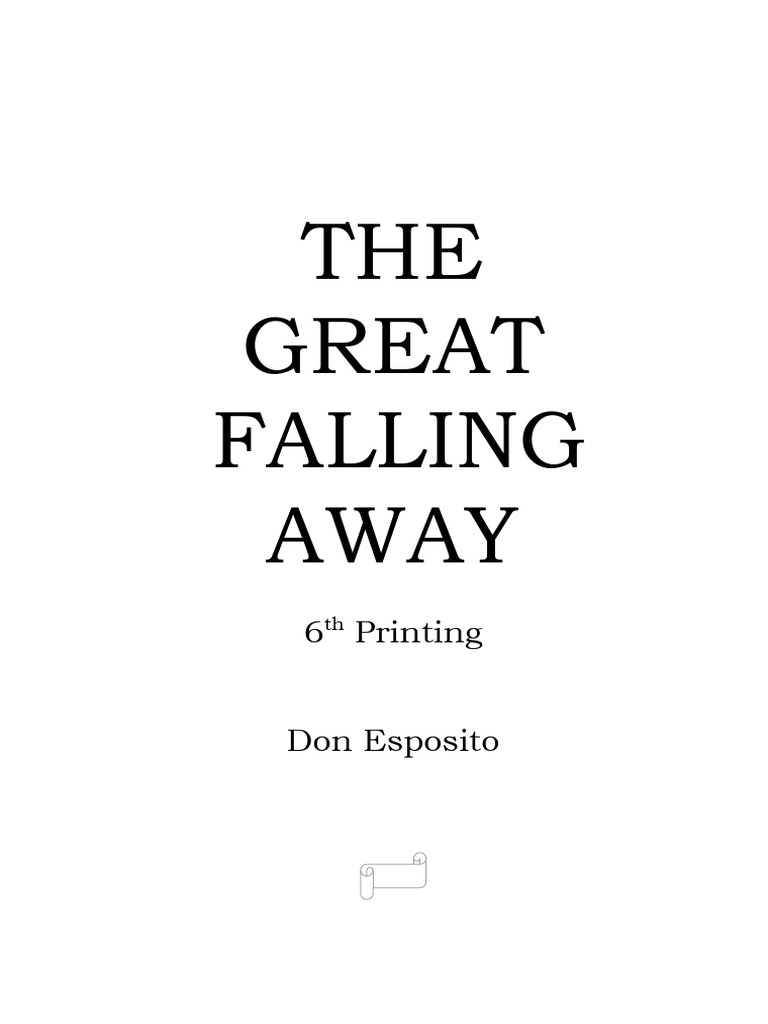 The Great Falling Away | PDF | Religious Behaviour And Experience ...
