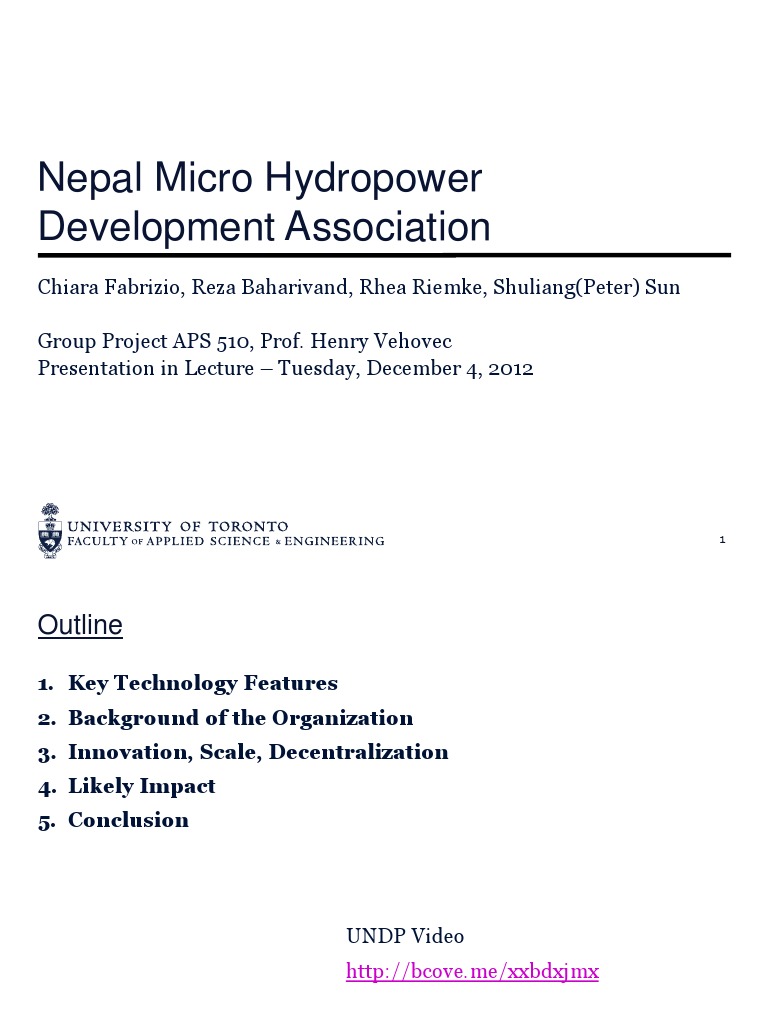 Micro Hydropower in Nepal: NMHDA Insights | PDF | Physical Universe ...