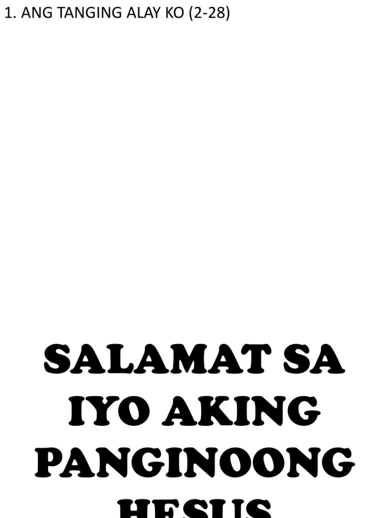 Offertory Song | PDF