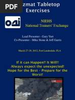 Tabletop Exercises - Three Sample Scenarios | PDF | Crisis Management ...