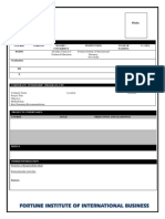 IIM Resume Template Guide | PDF