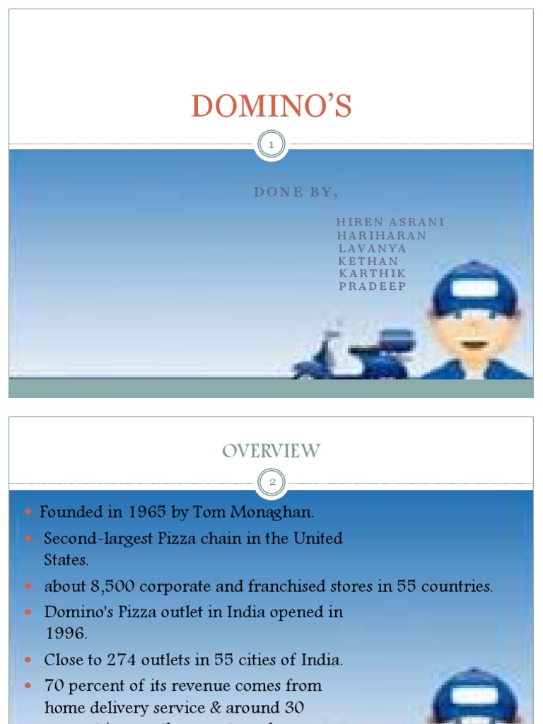 DOMINO'S | PDF | Domino's Pizza | Warehouse