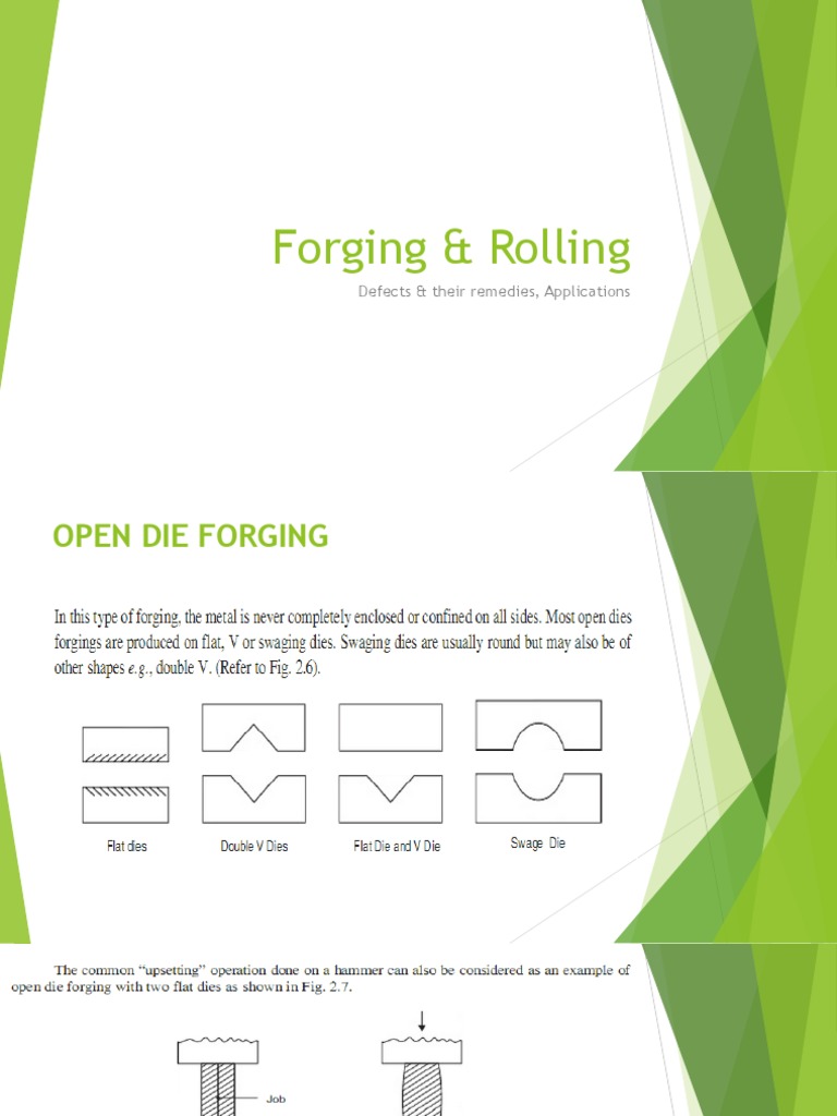 Forging Rolling Defects | Forging | Alloy