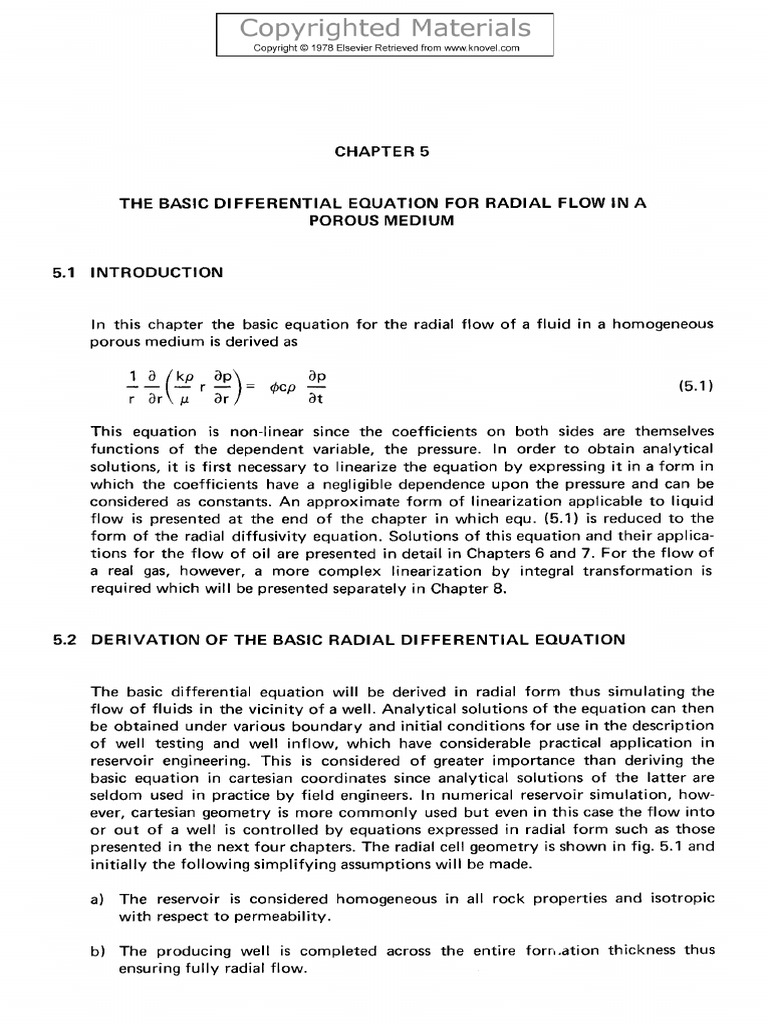 03 Dake FundofResEng Cap5 | PDF | Fluid Dynamics | Petroleum Reservoir