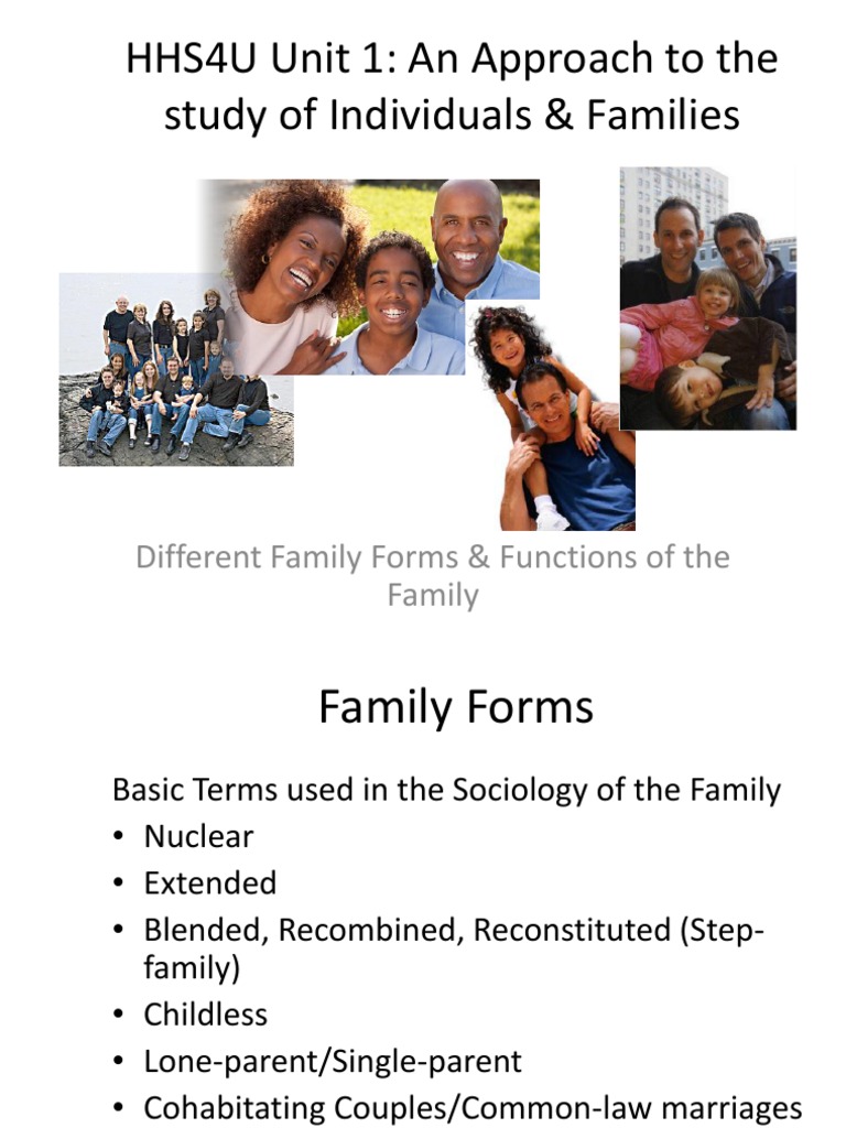 Different Family Forms Functions of The Family | PDF | Social Science ...