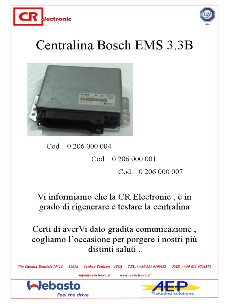 Bosch Ems | PDF