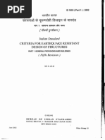 IS 1893 (Part 1) Amendment No. 2 Summary | PDF | Structural Analysis ...