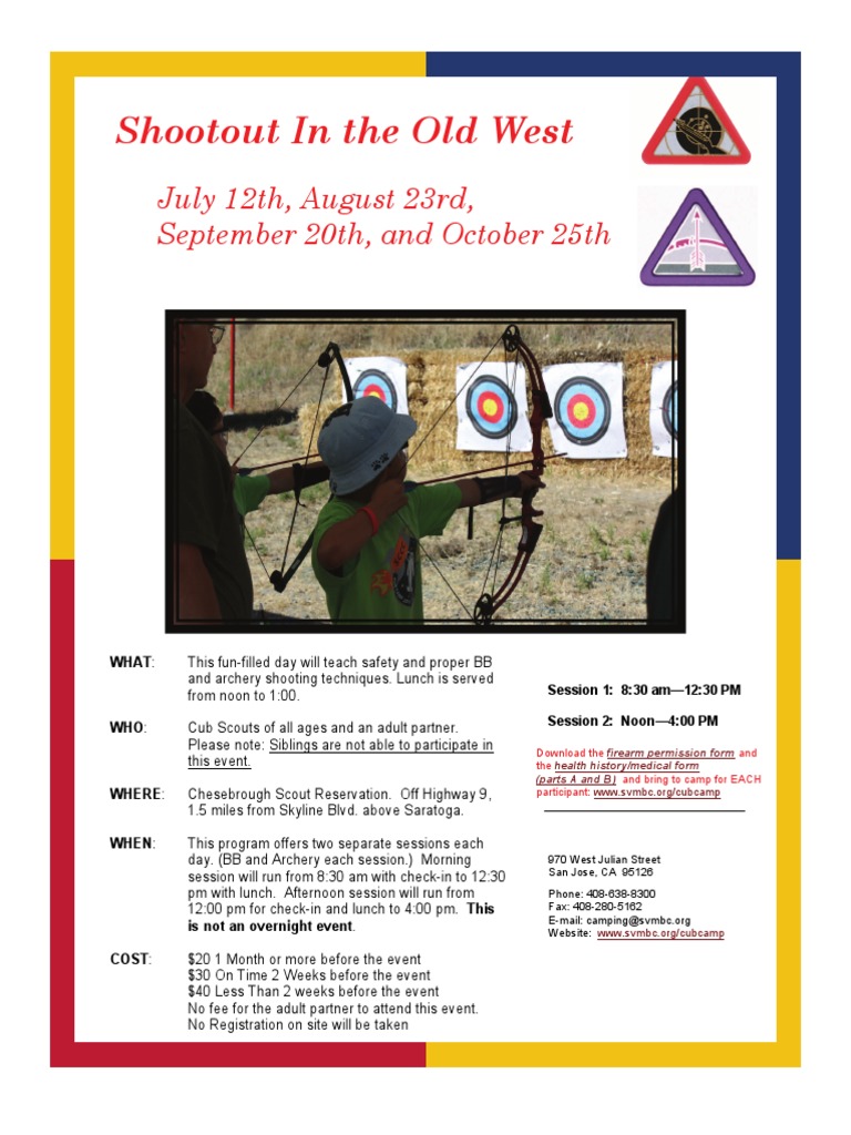 Shootout in The Old West: July 12th, August 23rd, September 20th, and ...