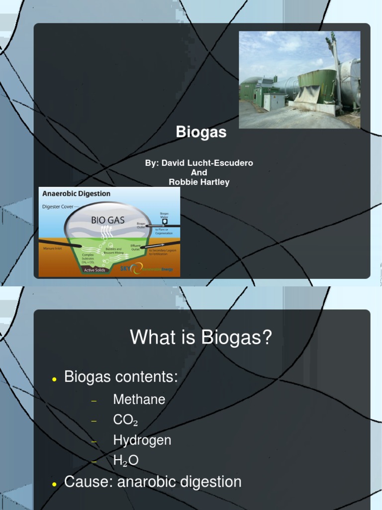 Biogas: Composition, Creation, Pros & Cons | PDF | Home & Garden ...