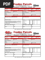 Waybill sample | Consignee | Courier