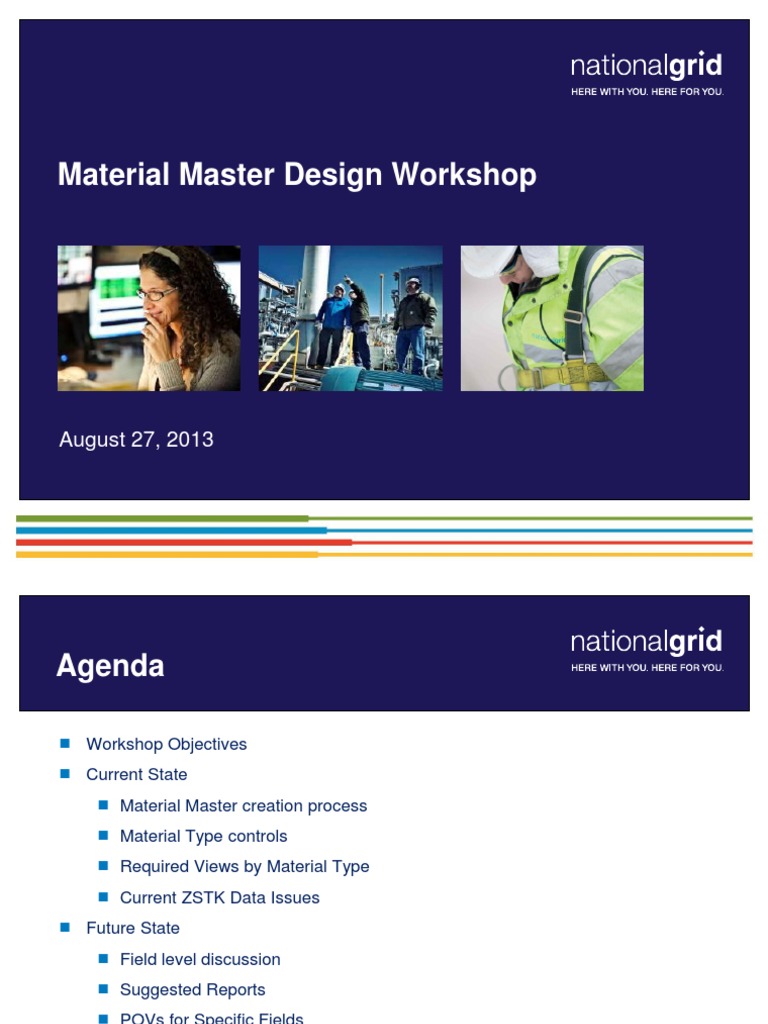 Material Master Data Workshop - 0827 - Deck | PDF | Data Quality ...