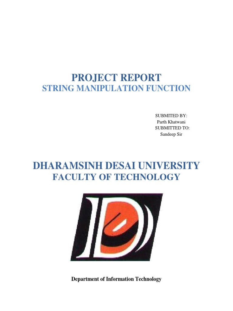 String Manupulation Program | PDF | String (Computer Science) | Computer Programming