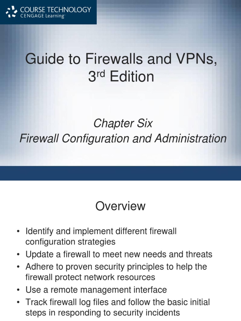PPT ch06 | PDF | Virtual Private Network | Firewall (Computing)