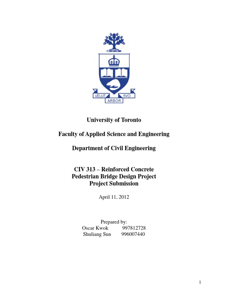 Concrete Bridge Design Project | PDF | Beam (Structure) | Bending