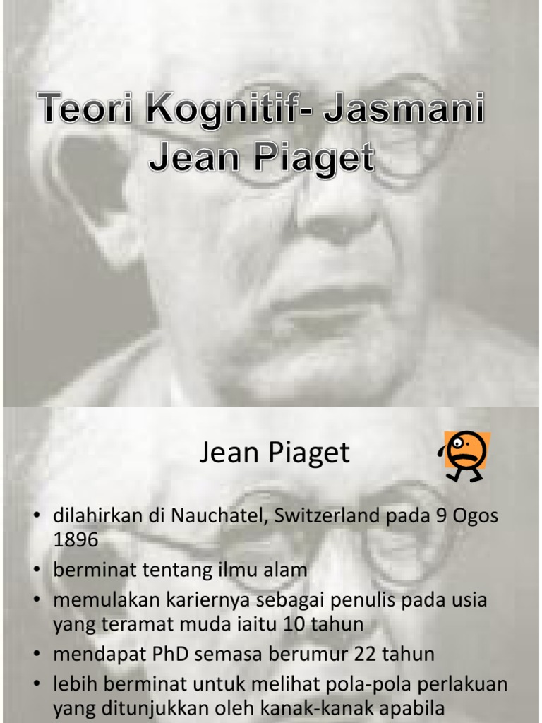 Teori Kognitif Jean Piaget Final | PDF