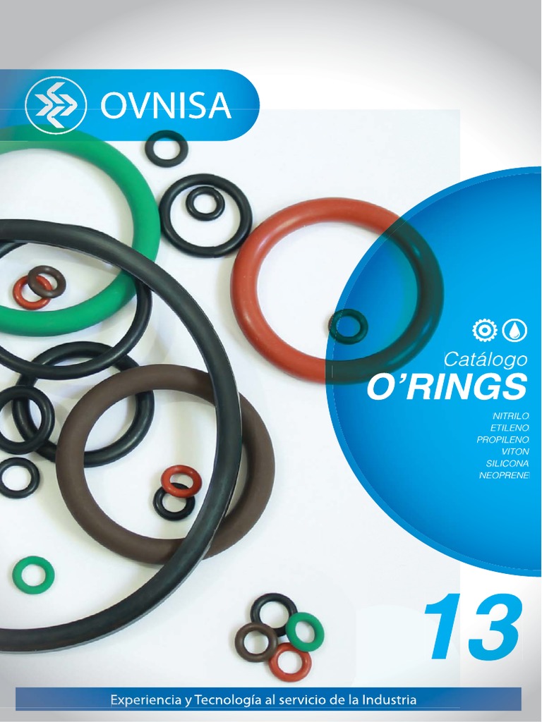 Catalogo Orings | PDF | Sustancias químicas | Materiales