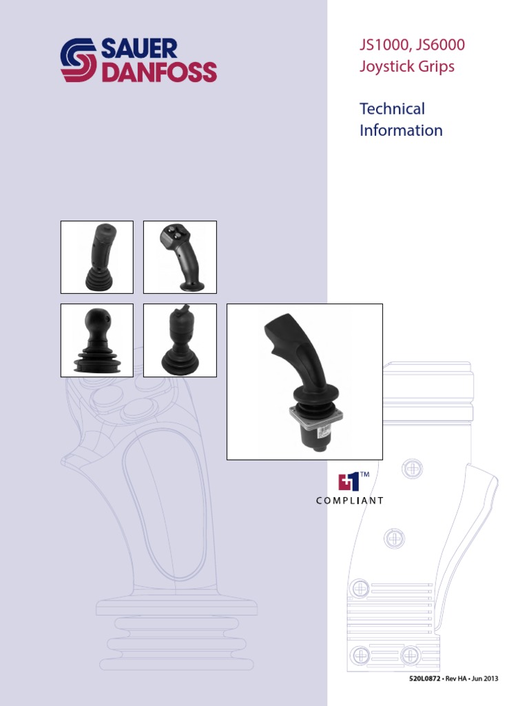 Sauer DanFoss Joystick Catalog
