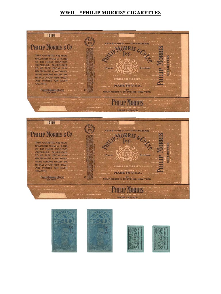 Philip Morris Cig Pack | PDF