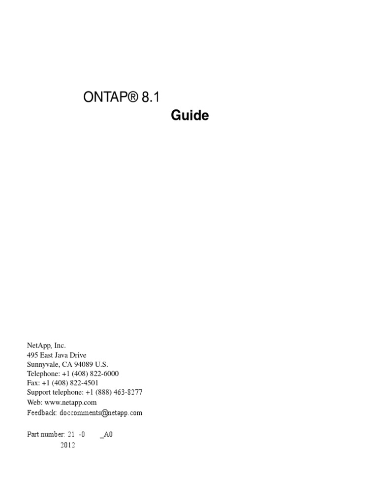NetApp ONTAP Simulate Setup Guide | PDF | V Mware | Ip Address