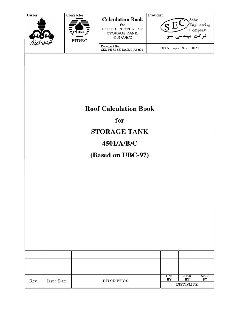 Roof Calculation Book - UBC DESIGN PDF | PDF | Structural Load | Roof