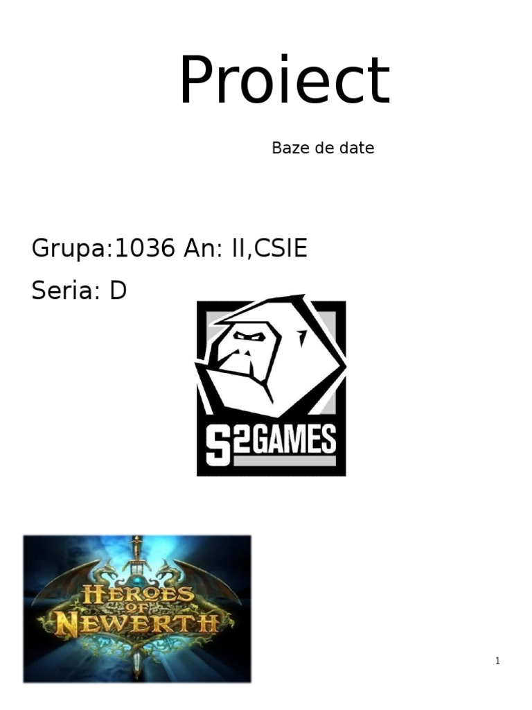 Proiect Baze de Date | PDF | Teaching Methods & Materials | Technology & Engineering