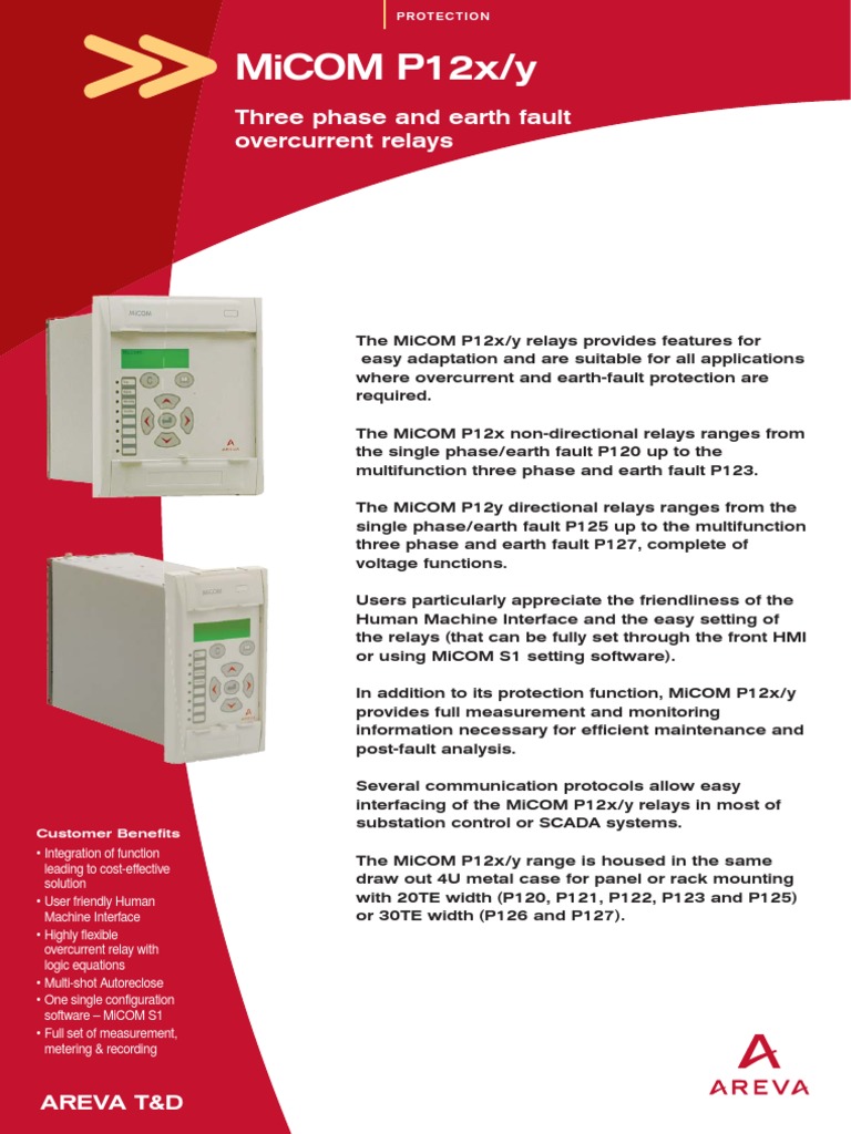 P127 | PDF | Relay | User Interface
