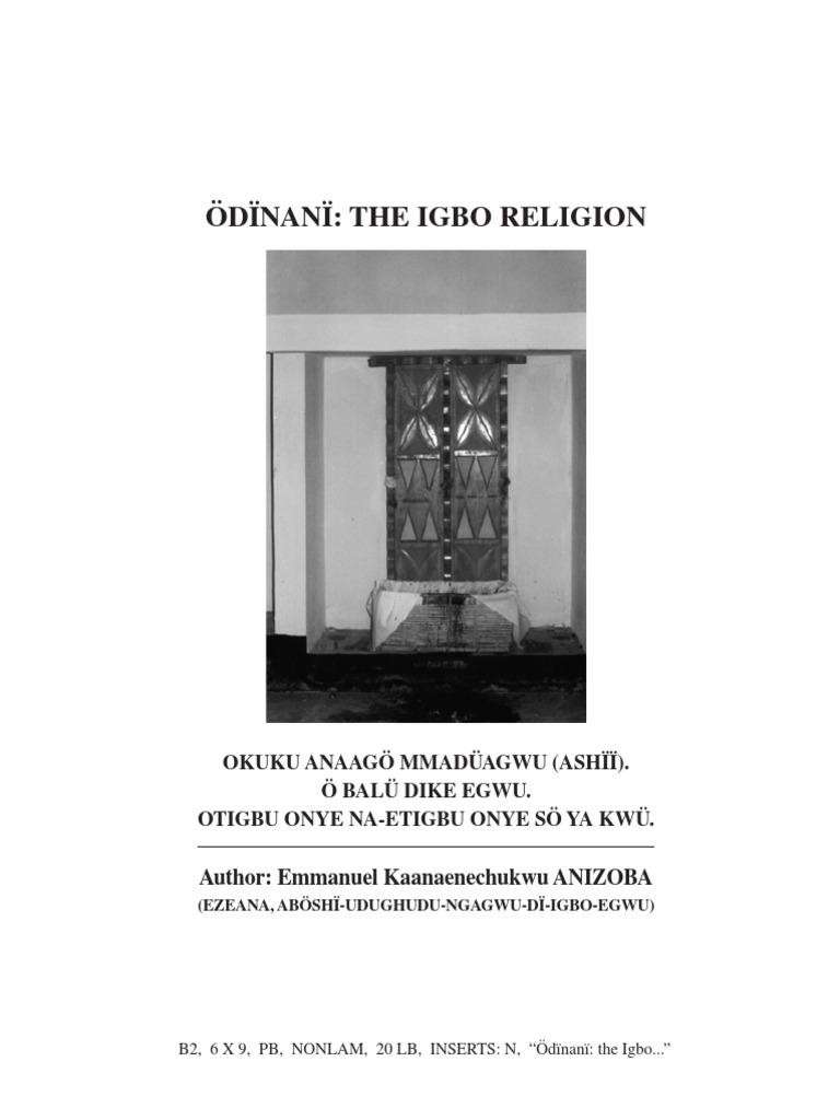 Odinani The Igbo Religion Ebook | PDF | Adam And Eve | Genesis Creation ...