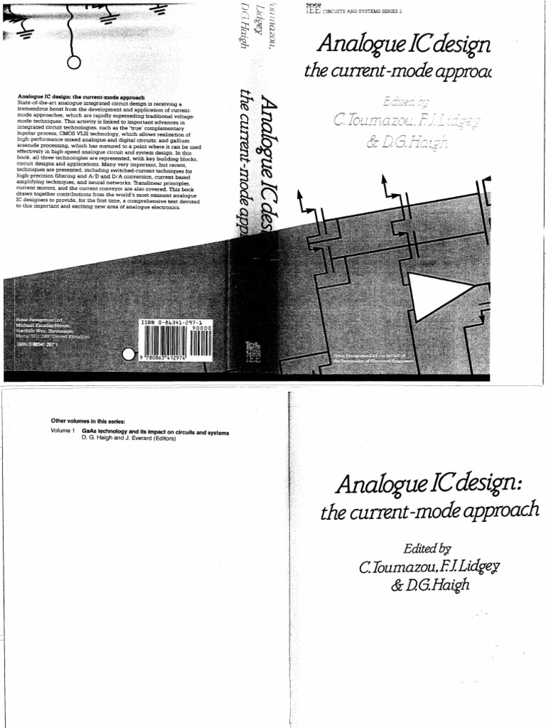 Analogue Ic Design The Current Mode Approach Iee | PDF