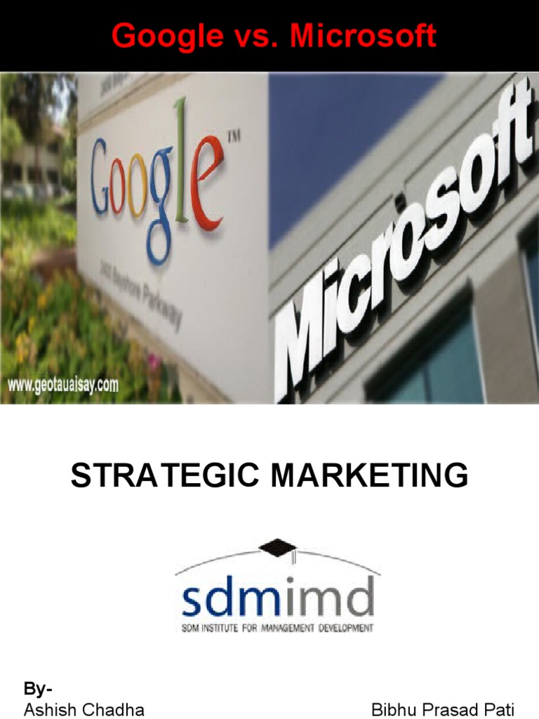 Google Vs Microsoft | PDF | Microsoft | Operating System