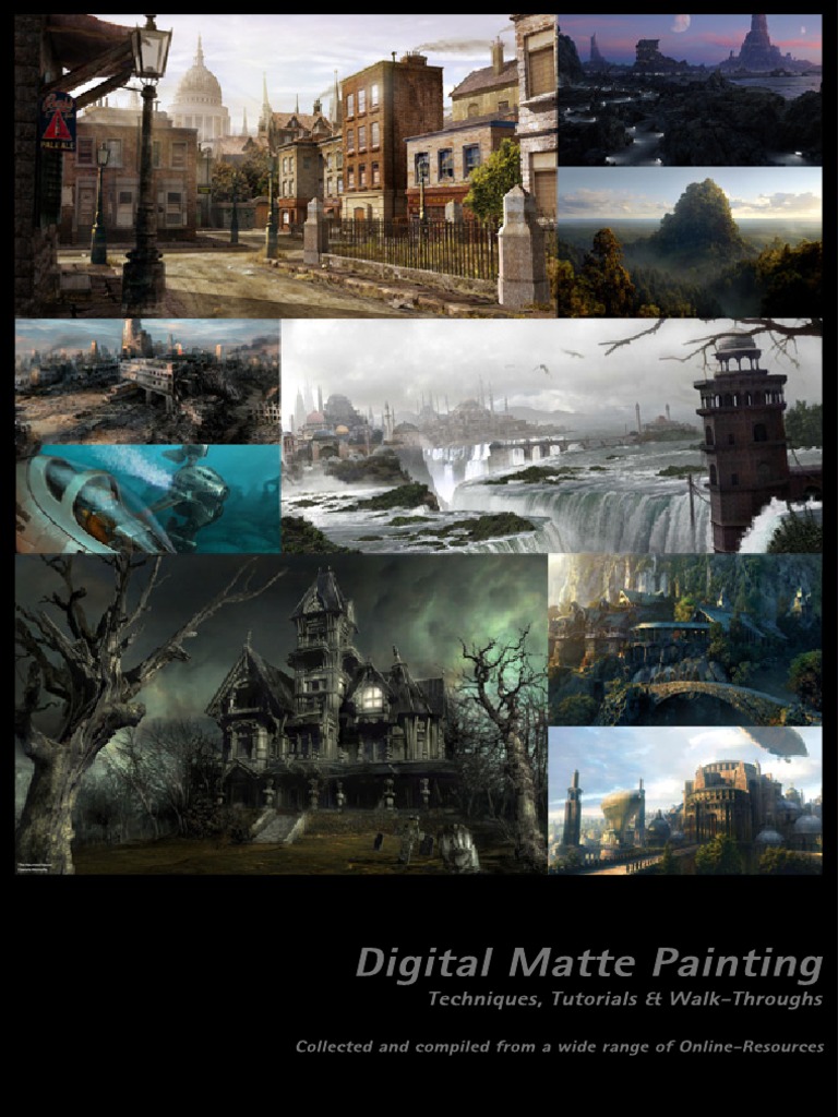 Digital Matte Painting Guide | PDF | Adobe Photoshop | Paintings