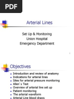 Arterial Lines Monitoring | PDF | Intensive Care Unit | Monitoring ...