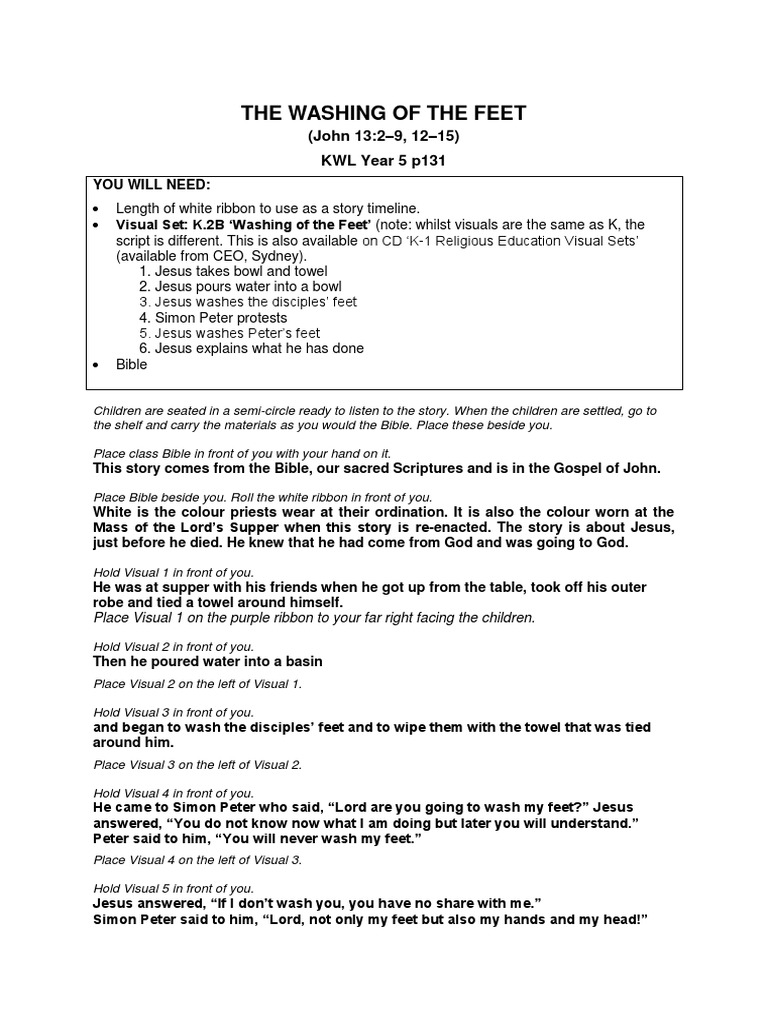 the washing of the feet script | Saint Peter | Jesus