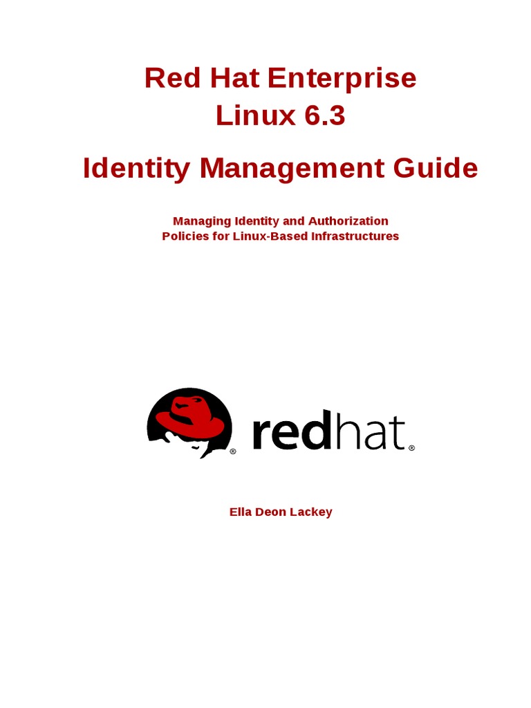 Red Hat Enterprise Linux-6-Identity Management Guide-En-US | PDF ...