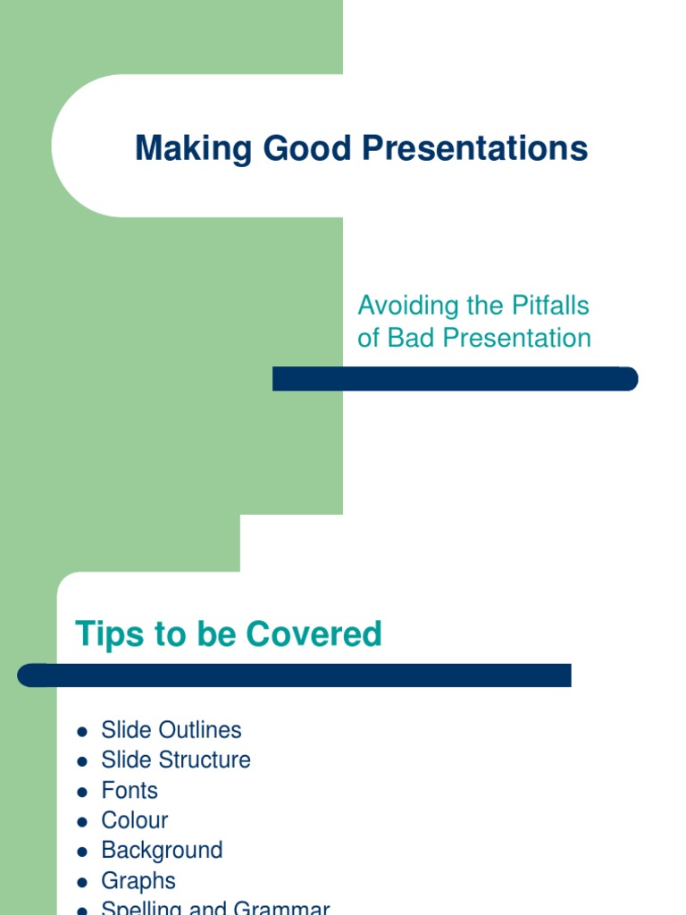 How To Make A Good Presentation | PDF | Typefaces | Human Communication