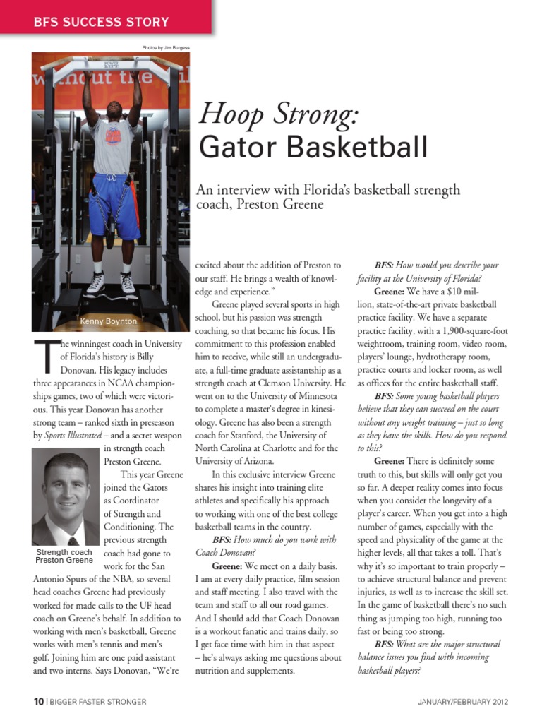Preston Greene | PDF | Florida Gators | Recreation