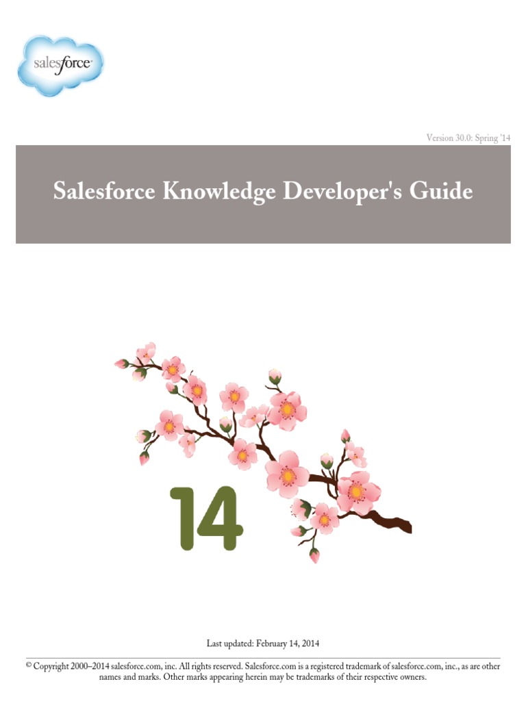 Salesforce Knowledge Dev Guide | PDF | Salesforce.Com | Page Layout