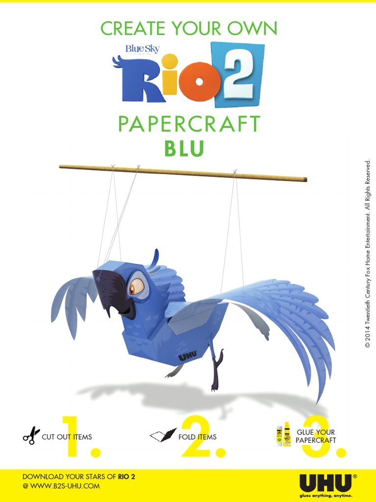 UHU Papercraft Rio2 Advanced Blu En-Us | PDF | Leisure | Teaching ...