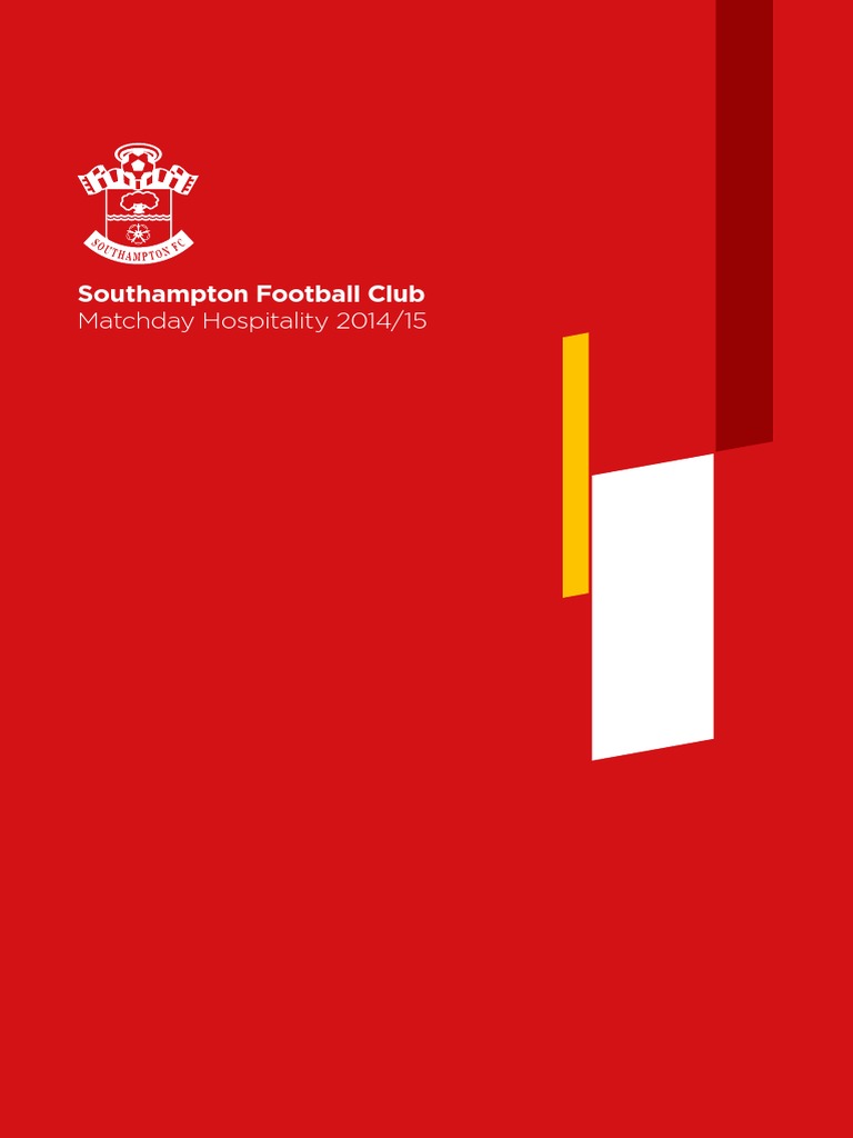 Southampton Football Club Hospitality Brochure | PDF | Bar | Sports